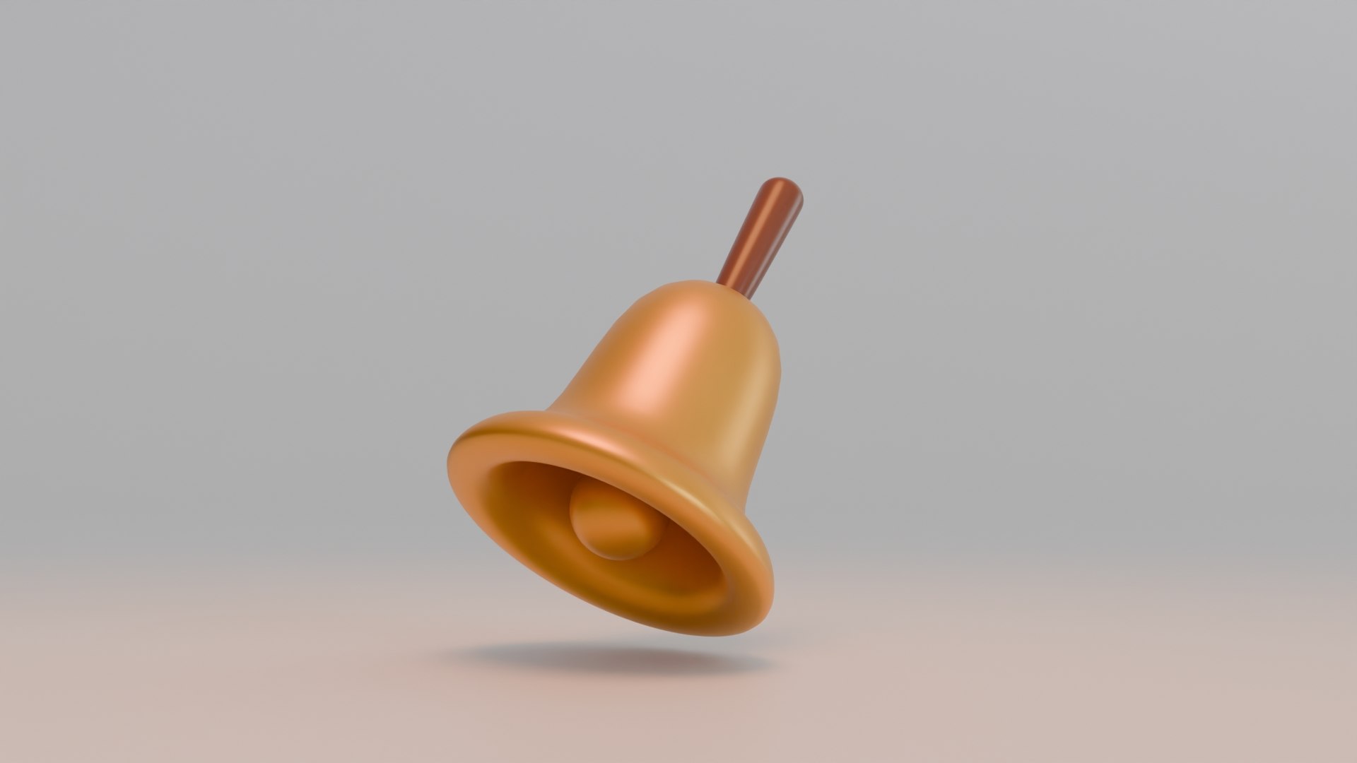 Golden Bell 3D Model - TurboSquid 2321857