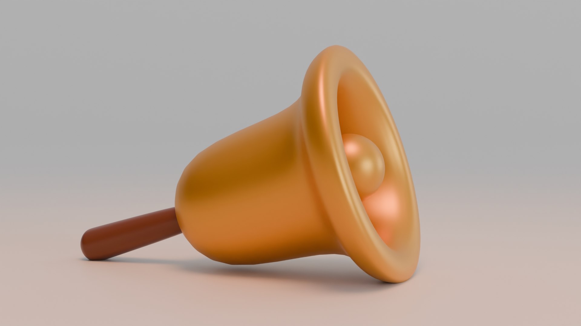 Golden Bell 3D Model - TurboSquid 2321857