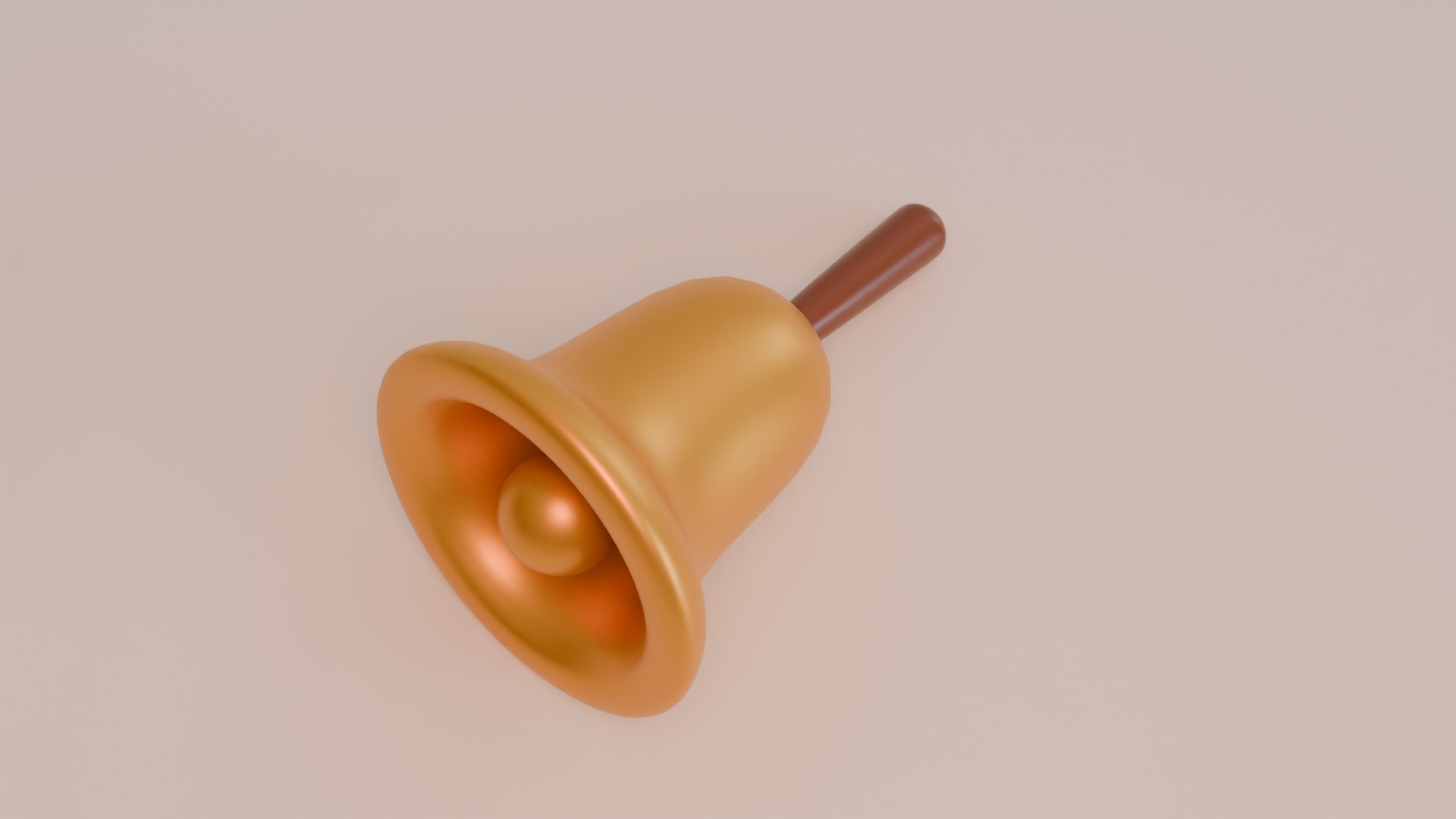 Golden Bell 3D Model - TurboSquid 2321857
