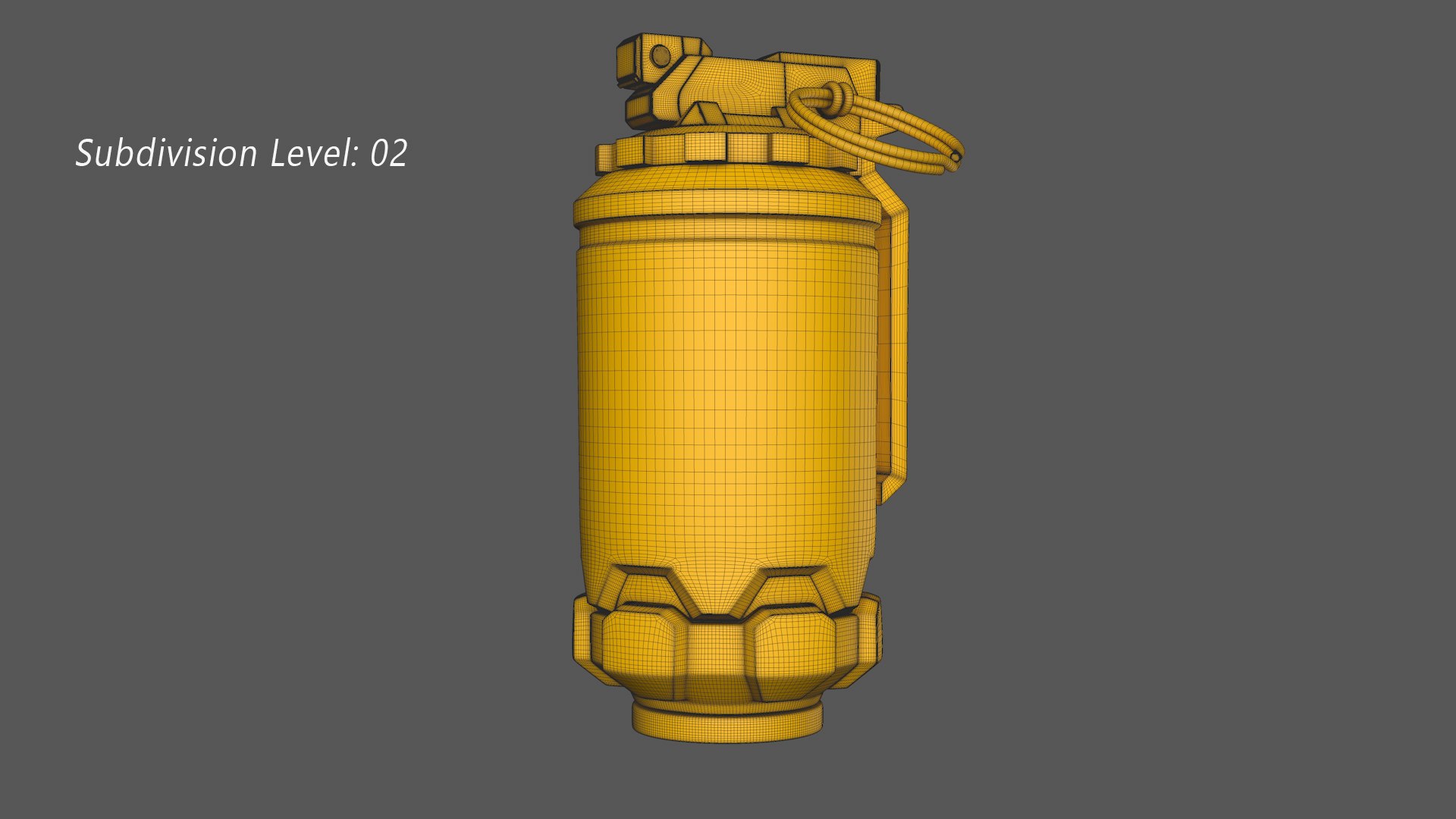 Sci Fi Grenade Elysium 3D Model - TurboSquid 1440831