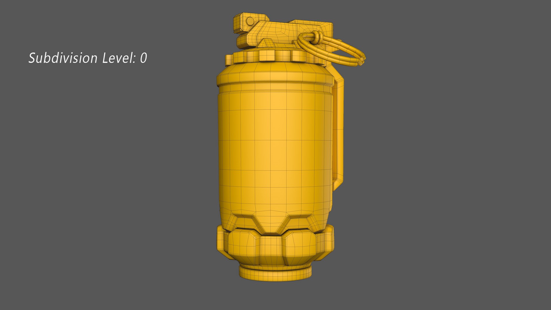 Sci Fi Grenade Elysium 3D Model - TurboSquid 1440831