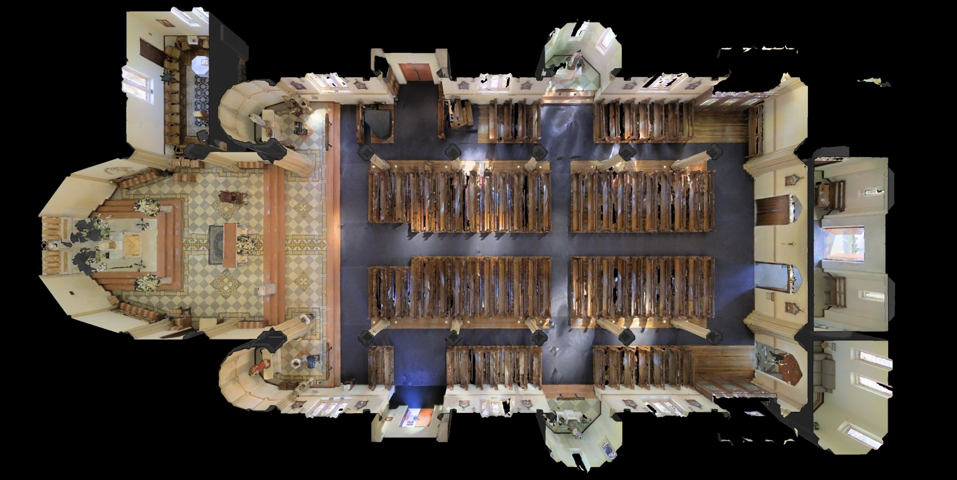 Church Scan Space 3d Max