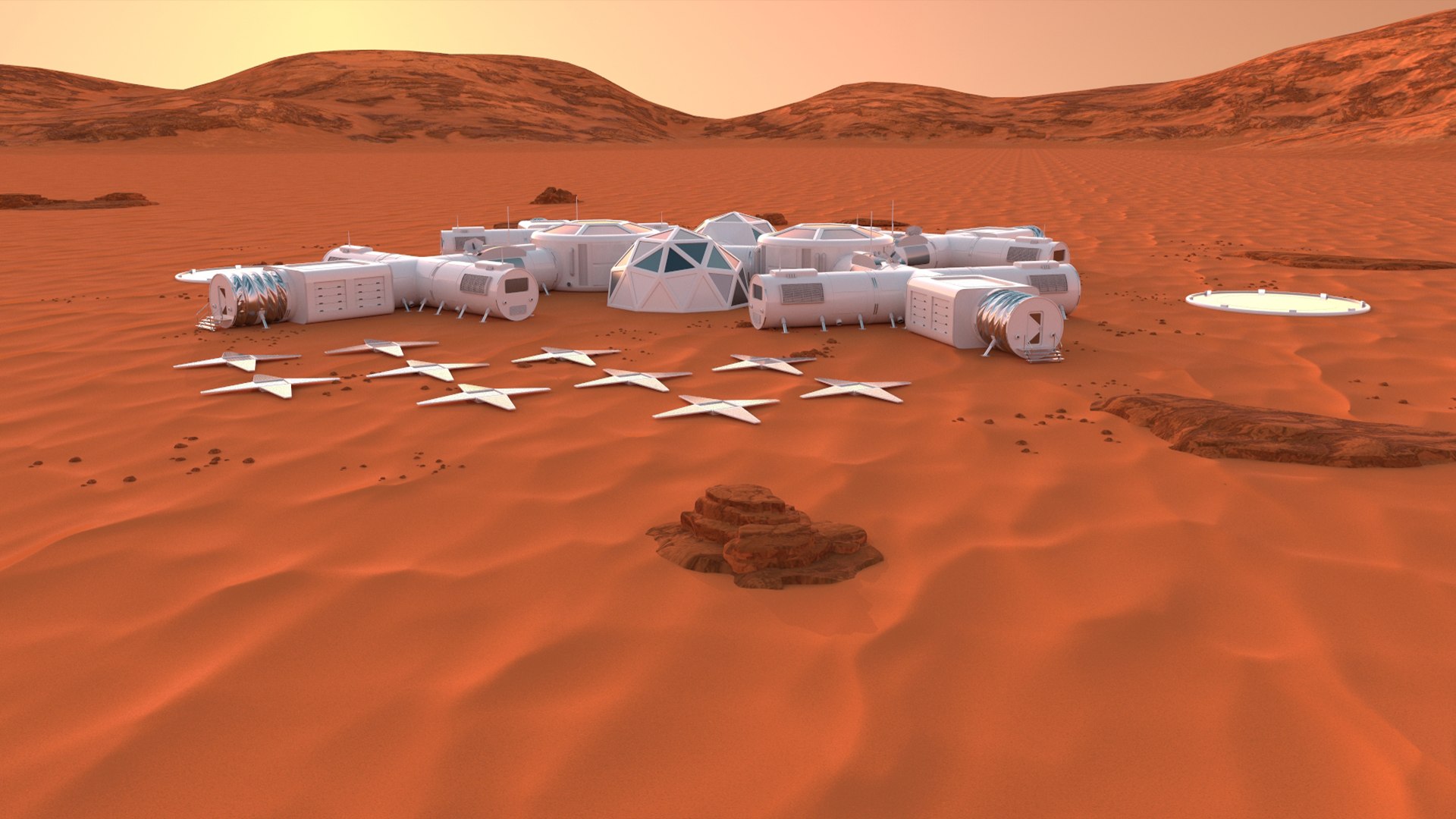 Mars City 3D - TurboSquid 1876804
