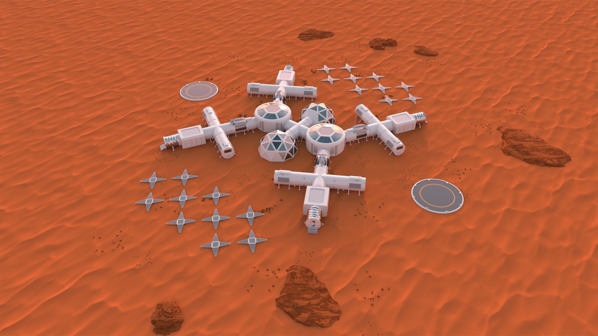 Mars City 3D - TurboSquid 1876804