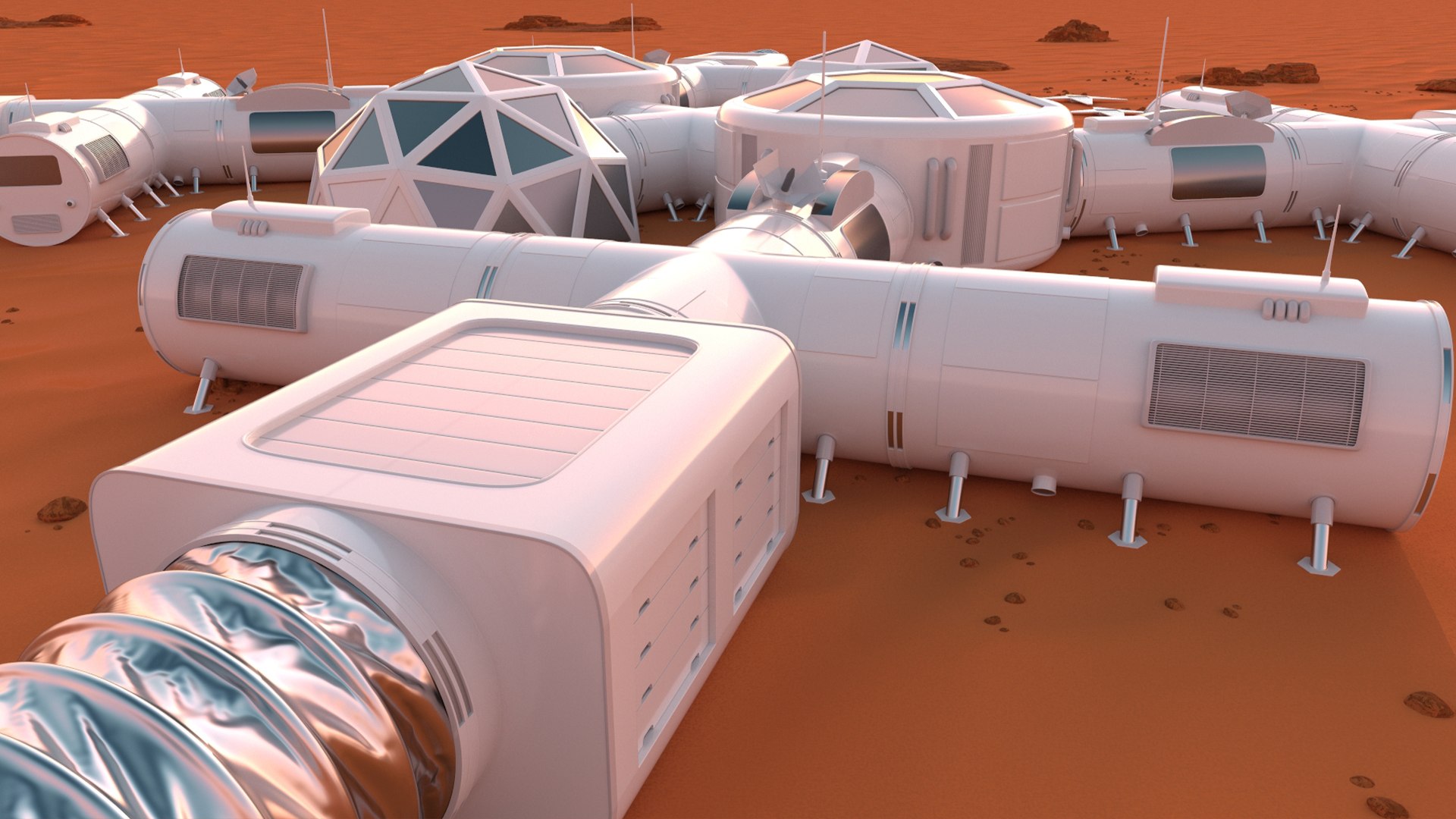 Mars City 3D - TurboSquid 1876804