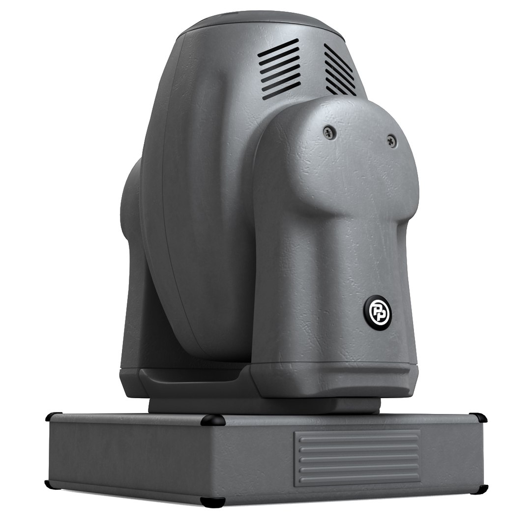 3d Model Of Gobo Lamp Lighting Effects