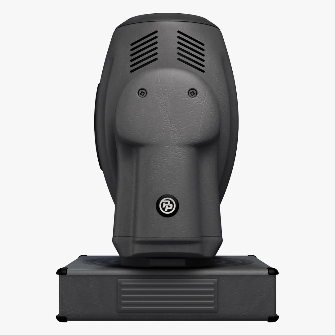 3d Model Of Gobo Lamp Lighting Effects