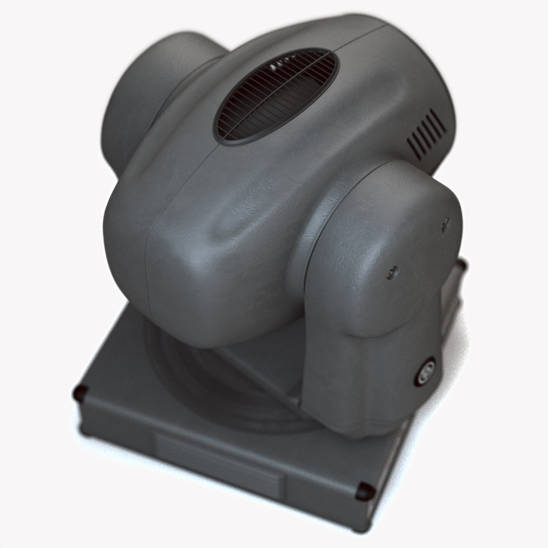 3d Model Of Gobo Lamp Lighting Effects