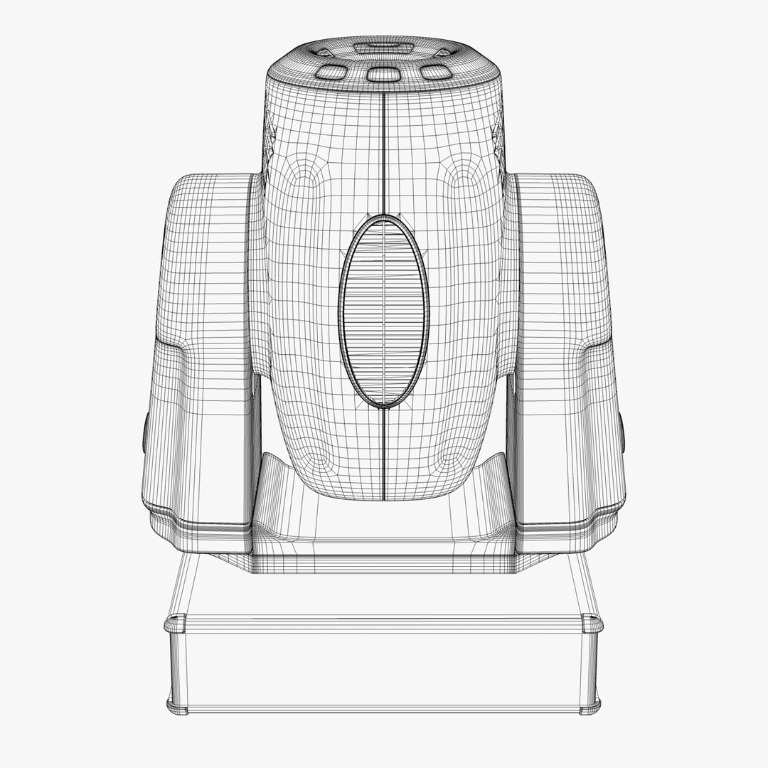 3d Model Of Gobo Lamp Lighting Effects