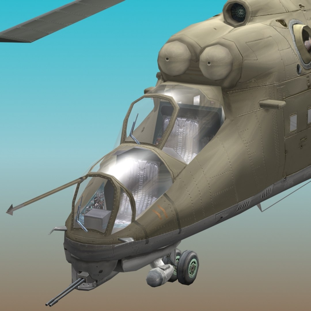 Mil Mi-35 Mi35 Mi 3d Max