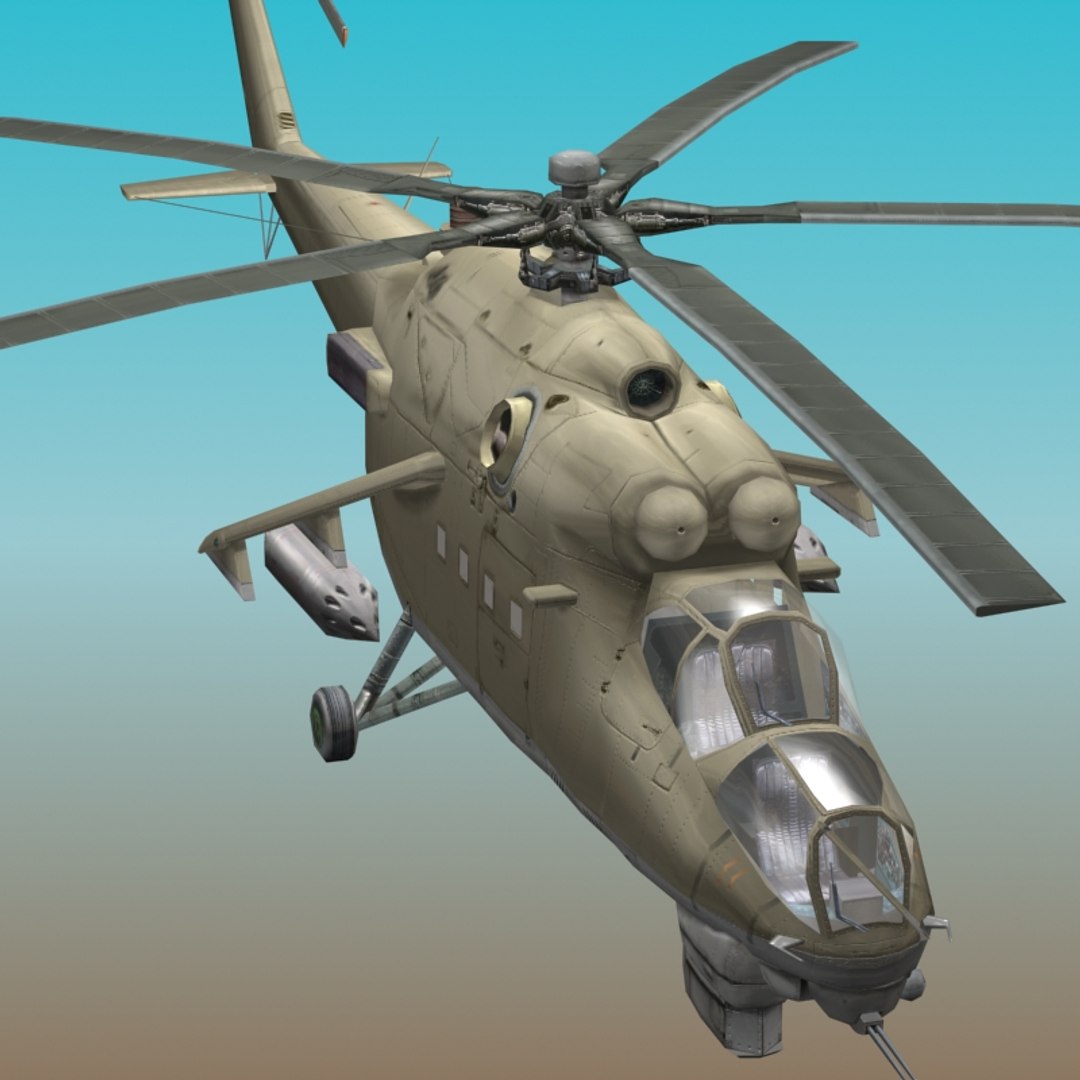 Mil Mi-35 Mi35 Mi 3d Max