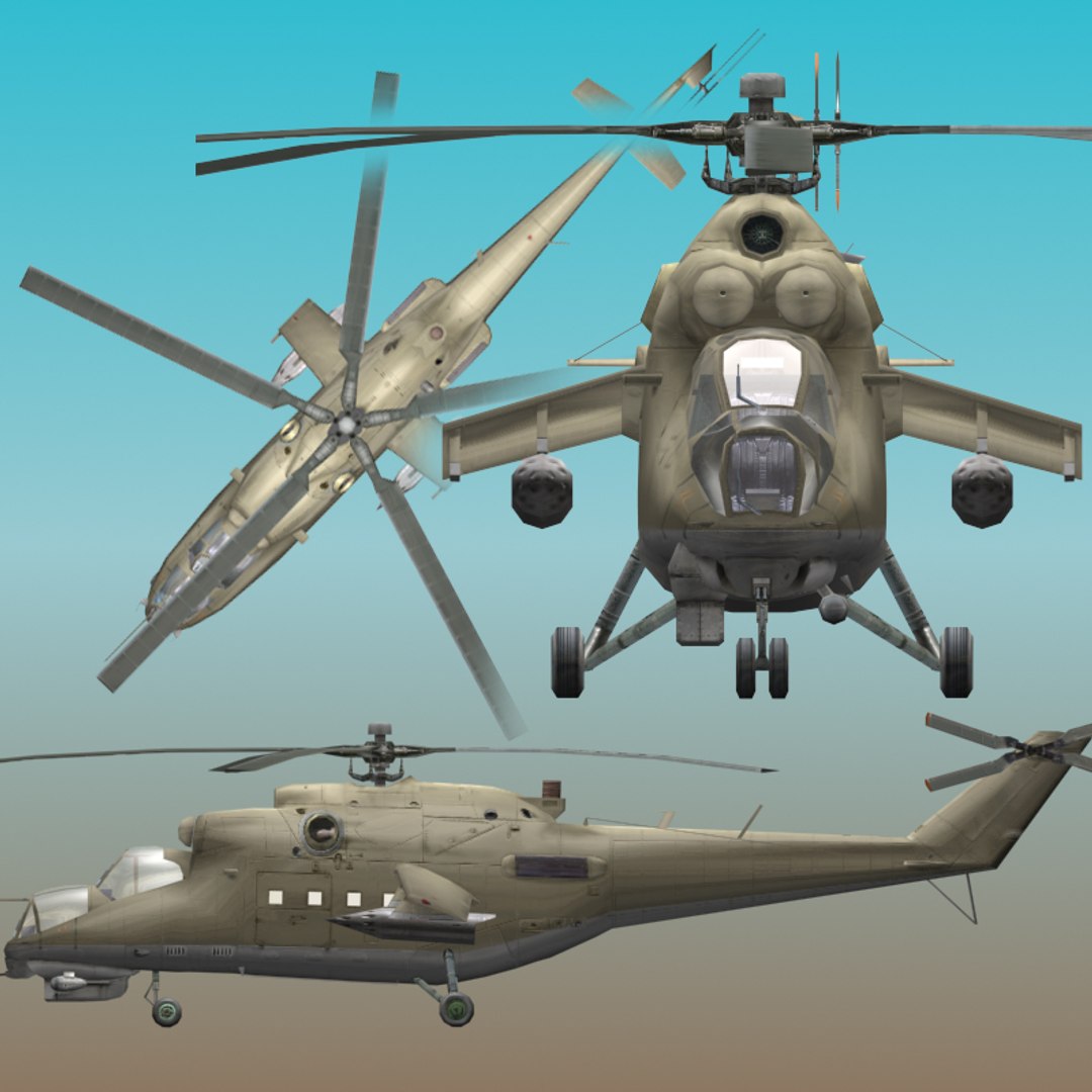 Mil Mi-35 Mi35 Mi 3d Max