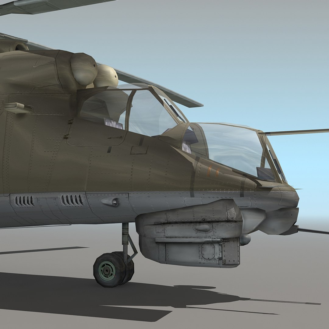 Mil Mi-35 Mi35 Mi 3d Max