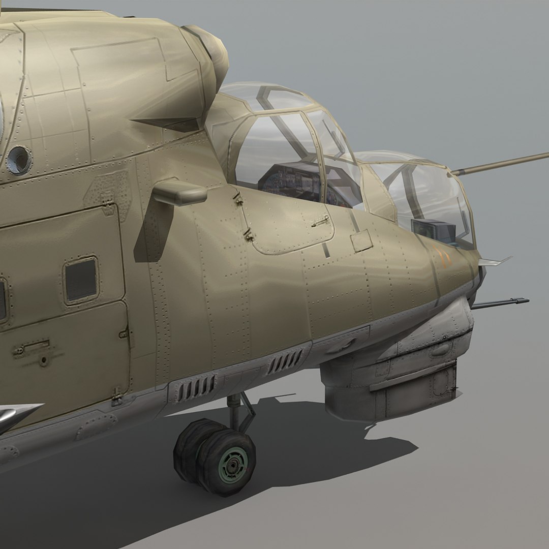 Mil Mi-35 Mi35 Mi 3d Max