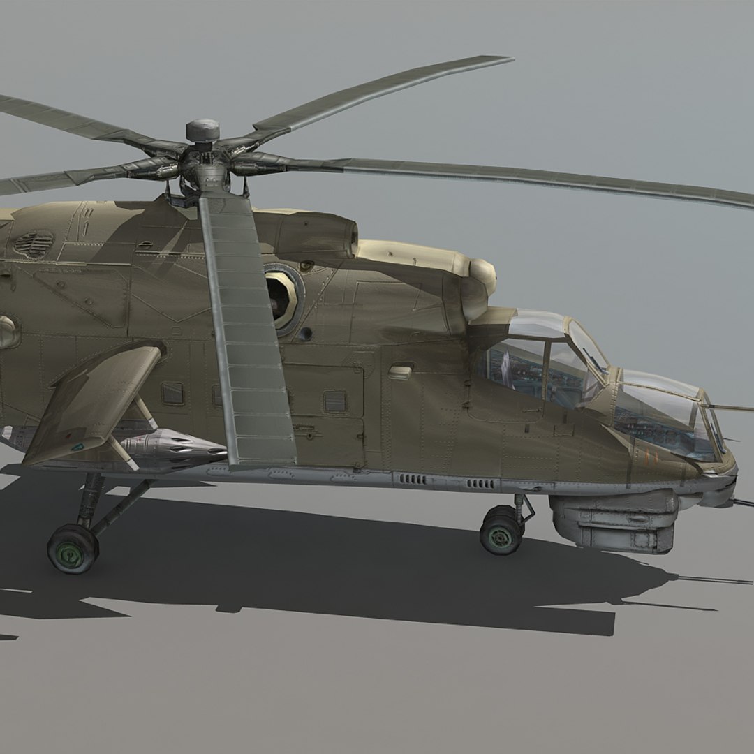 Mil Mi-35 Mi35 Mi 3d Max