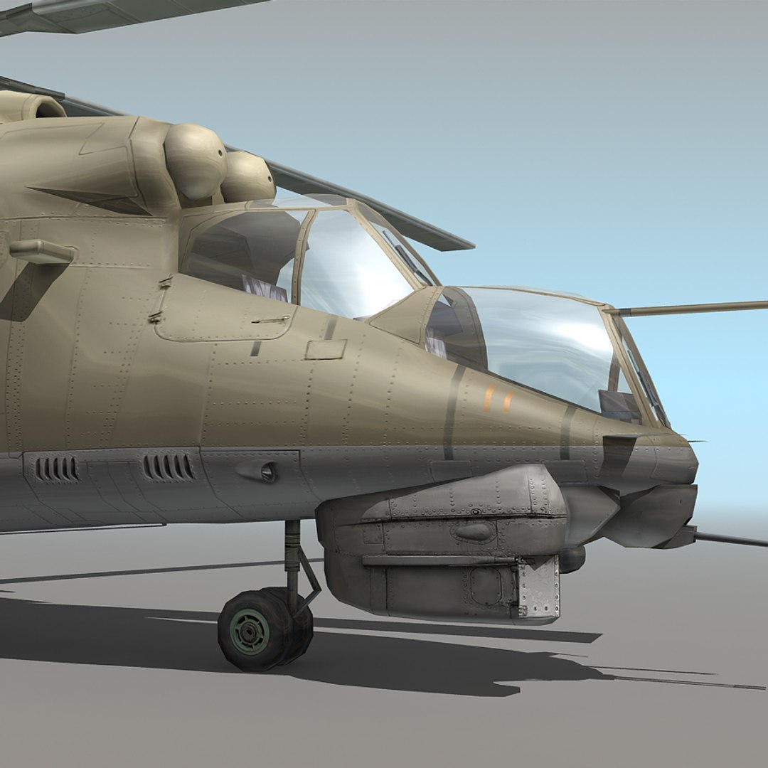 Mil Mi-35 Mi35 Mi 3d Max