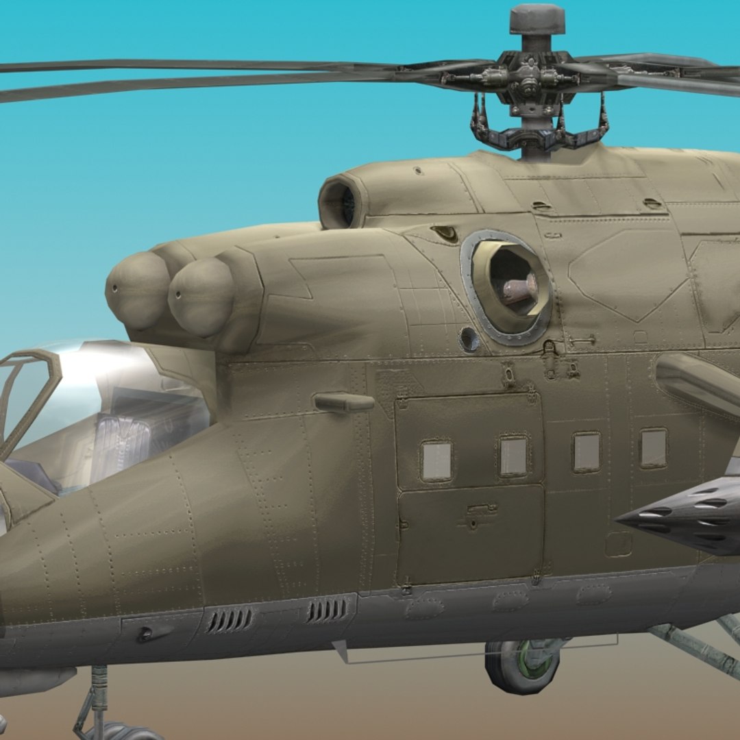 Mil Mi-35 Mi35 Mi 3d Max