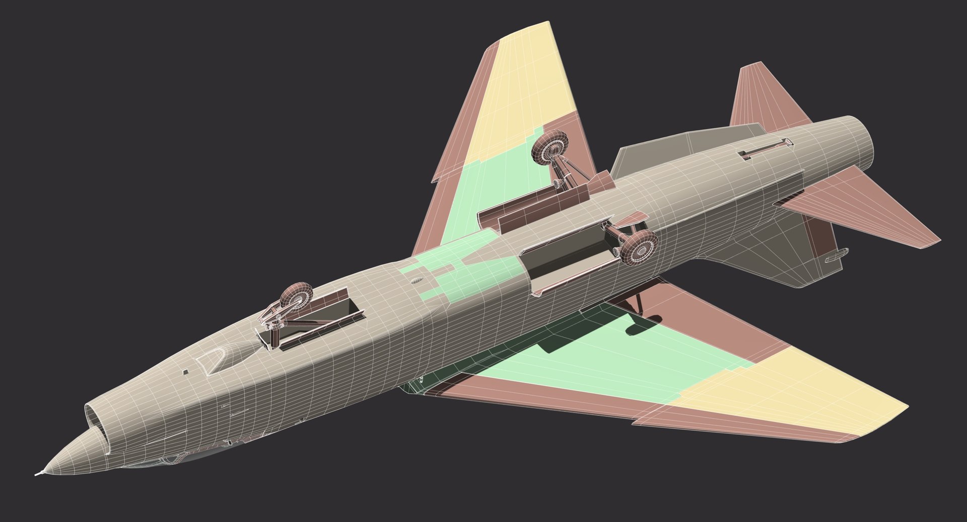 3D Vought RF-8 Crusader - TurboSquid 1848244