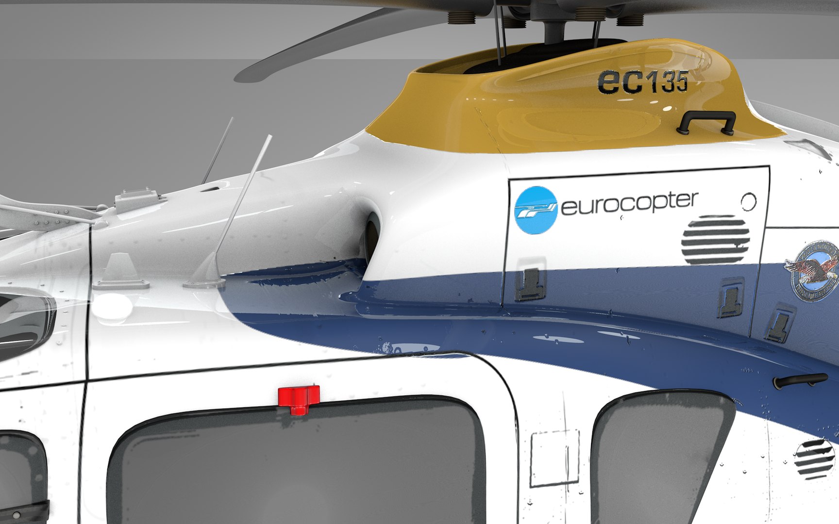 Eurocopter EC-135 BERLIN POLIZEI L1940 3D - TurboSquid 2031090