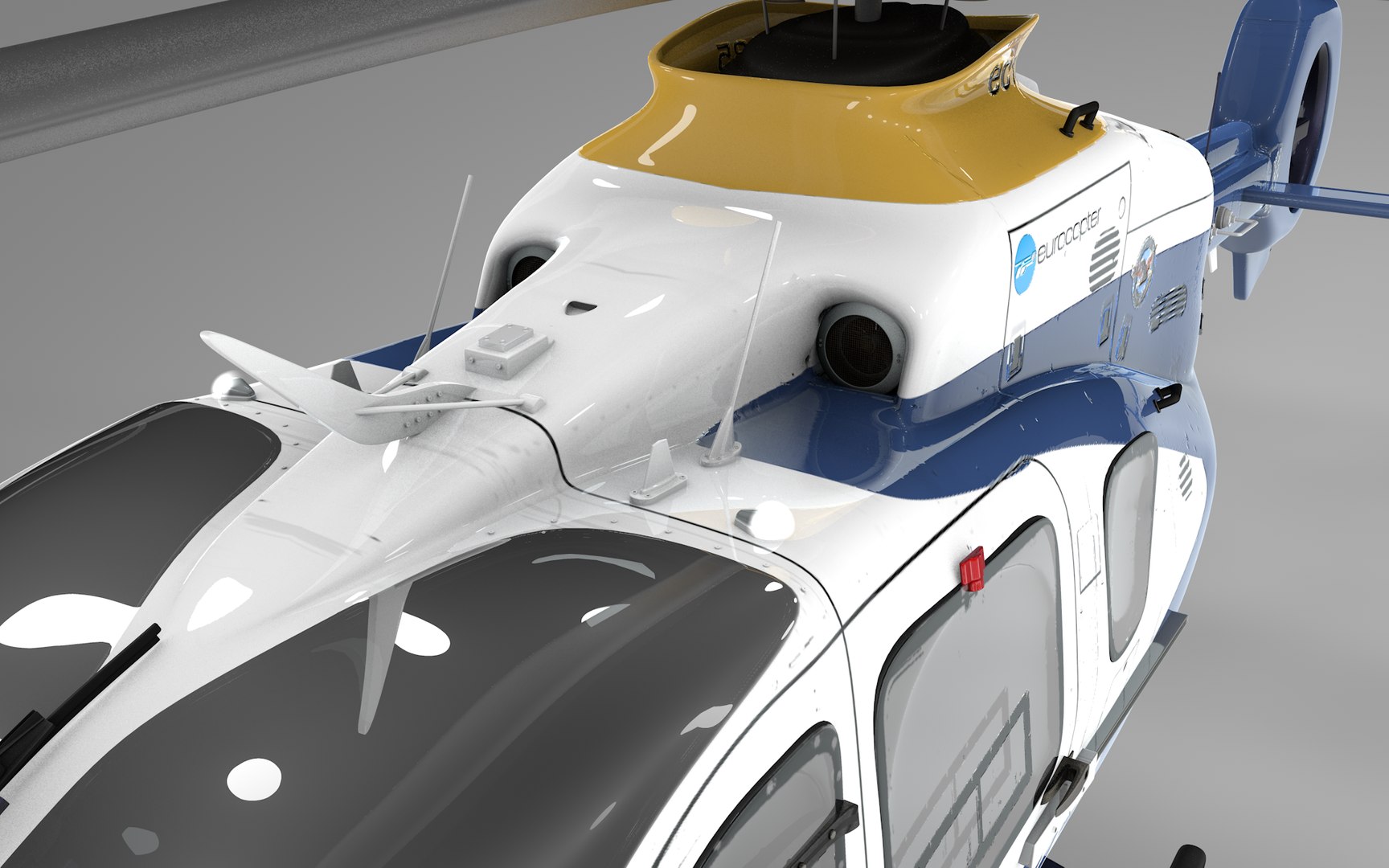 Eurocopter EC-135 BERLIN POLIZEI L1940 3D - TurboSquid 2031090