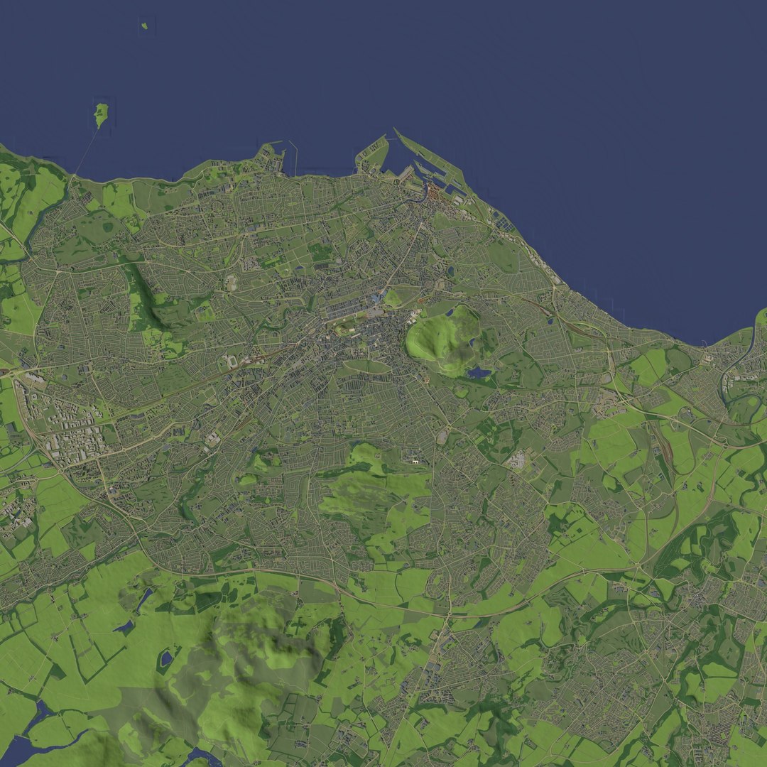 Edinburgh Scotland - City And Urban 3D Model - TurboSquid 2330013