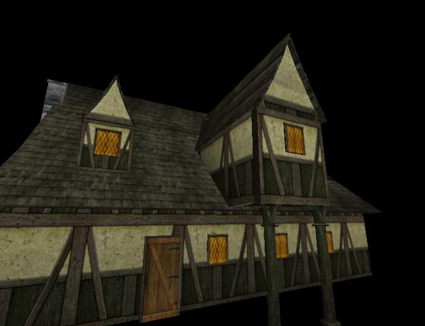3d medieval tavern model