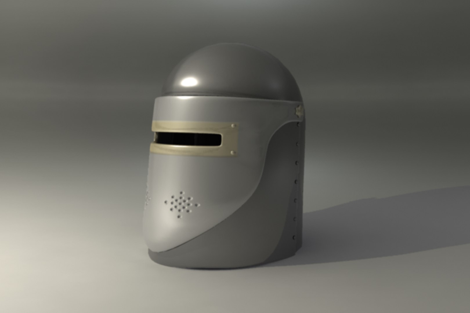 3d Medieval Knight Helmet