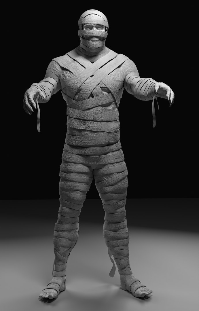 Mummy 3D Model - TurboSquid 1906856