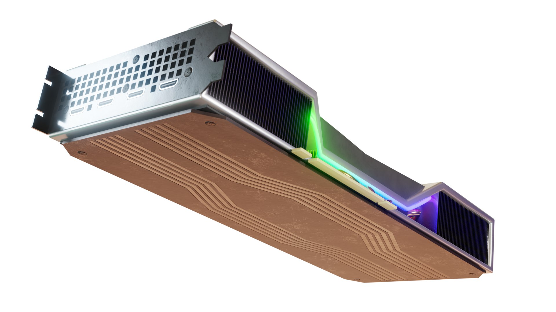 Video Card 3D Model - TurboSquid 1900271