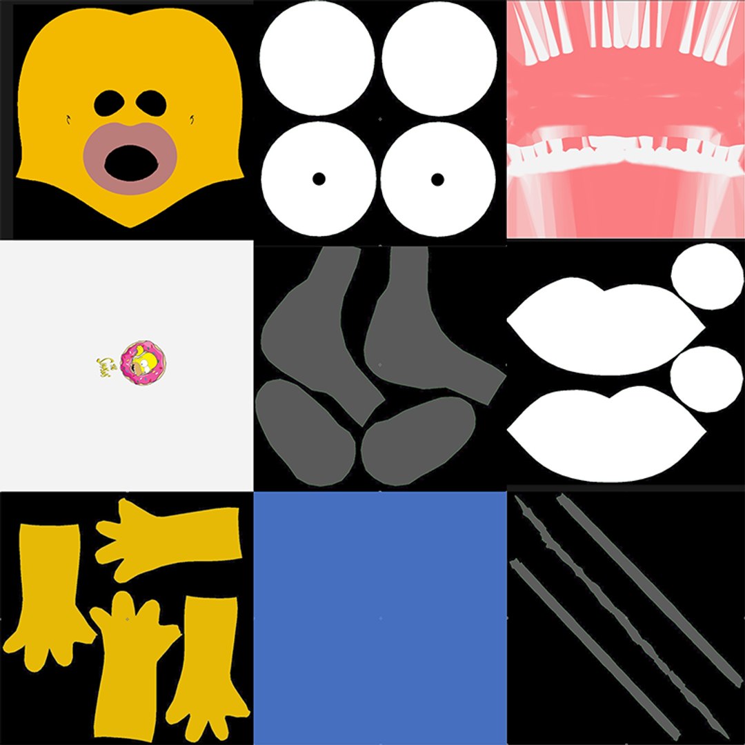 3D Model Homer Simpson Model 3D - TurboSquid 2206791