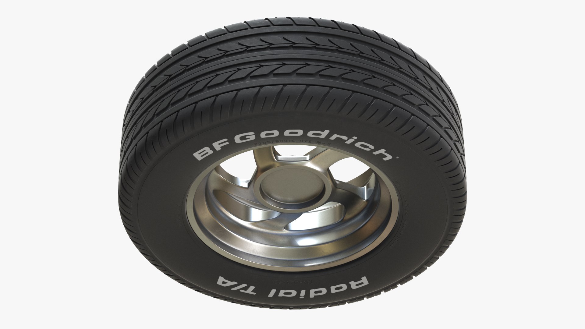 3D Bfgoodrich Tire Rim - TurboSquid 1488643