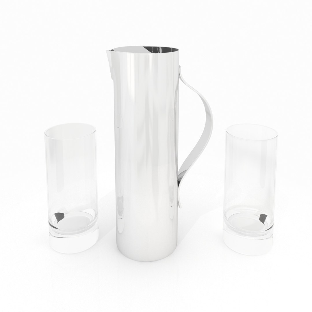 3d model pitcher bar