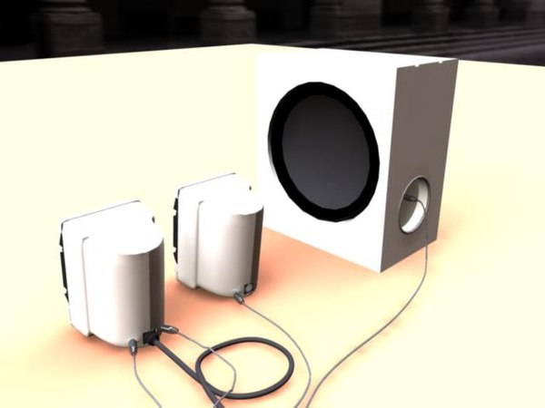 3d speaker model