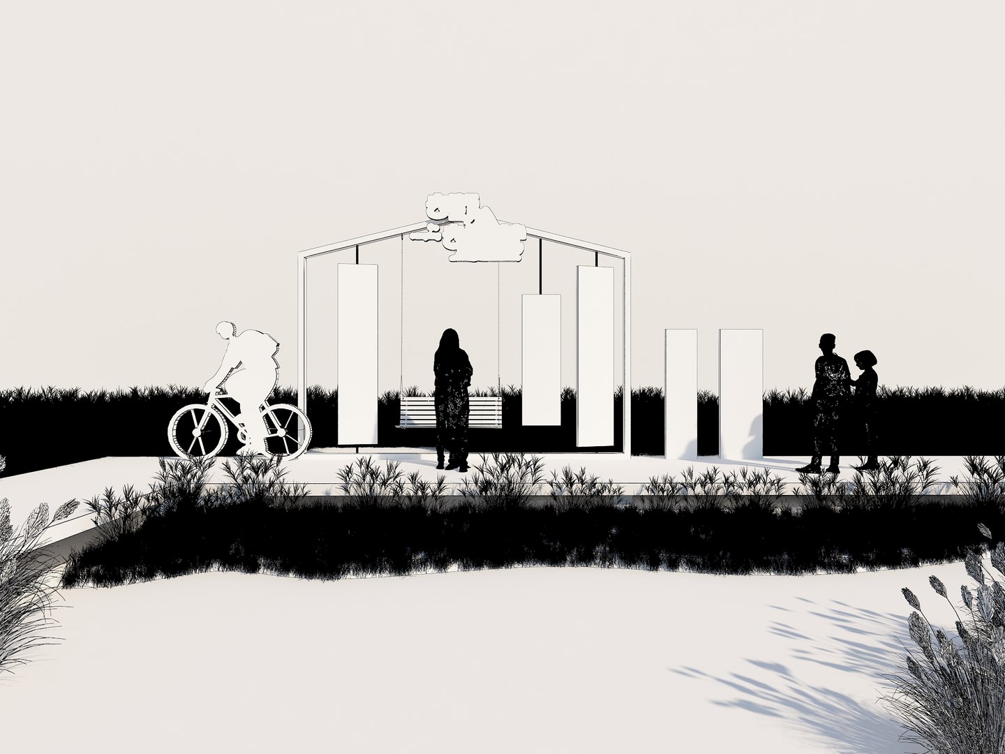 Spring Camping Camping Activities Modern DP Point Check In Art ...