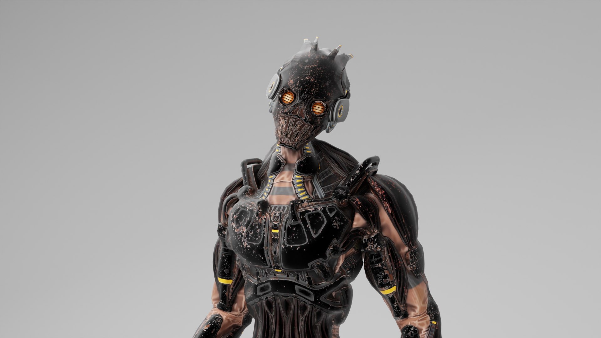 Horror Robot 3D - TurboSquid 2510839