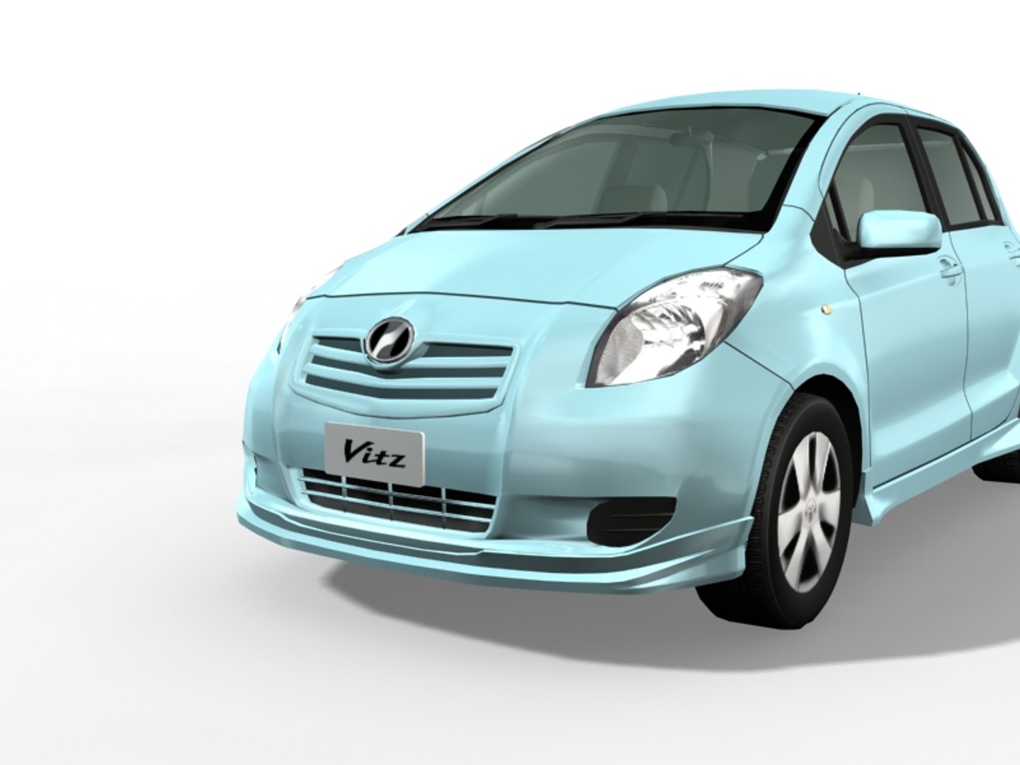 3d Model Toyota Vitz Yaris