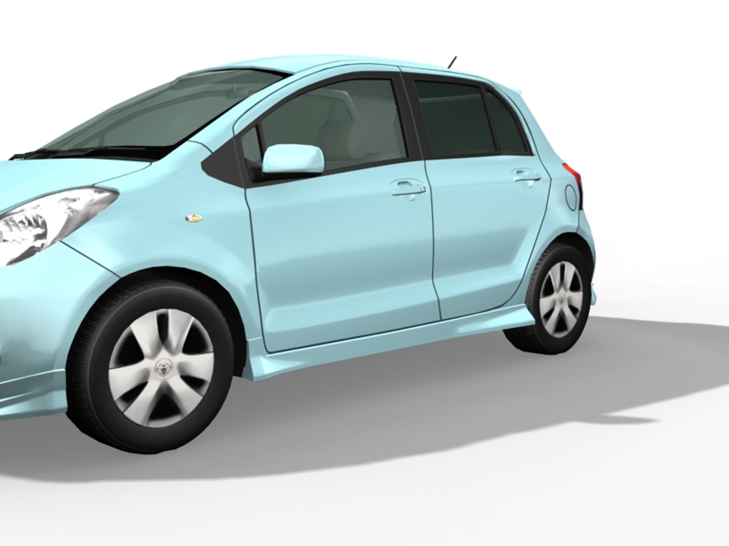 3d Model Toyota Vitz Yaris