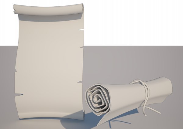 3d old paper model