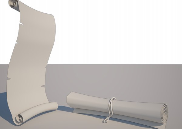 3d old paper model