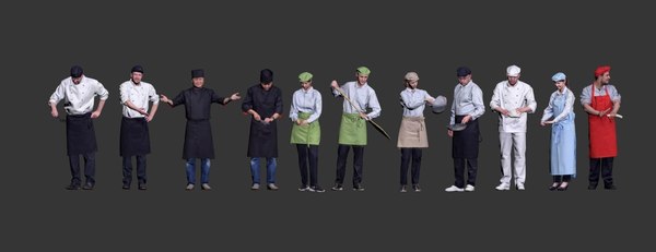 Chef 3D Models for Download | TurboSquid