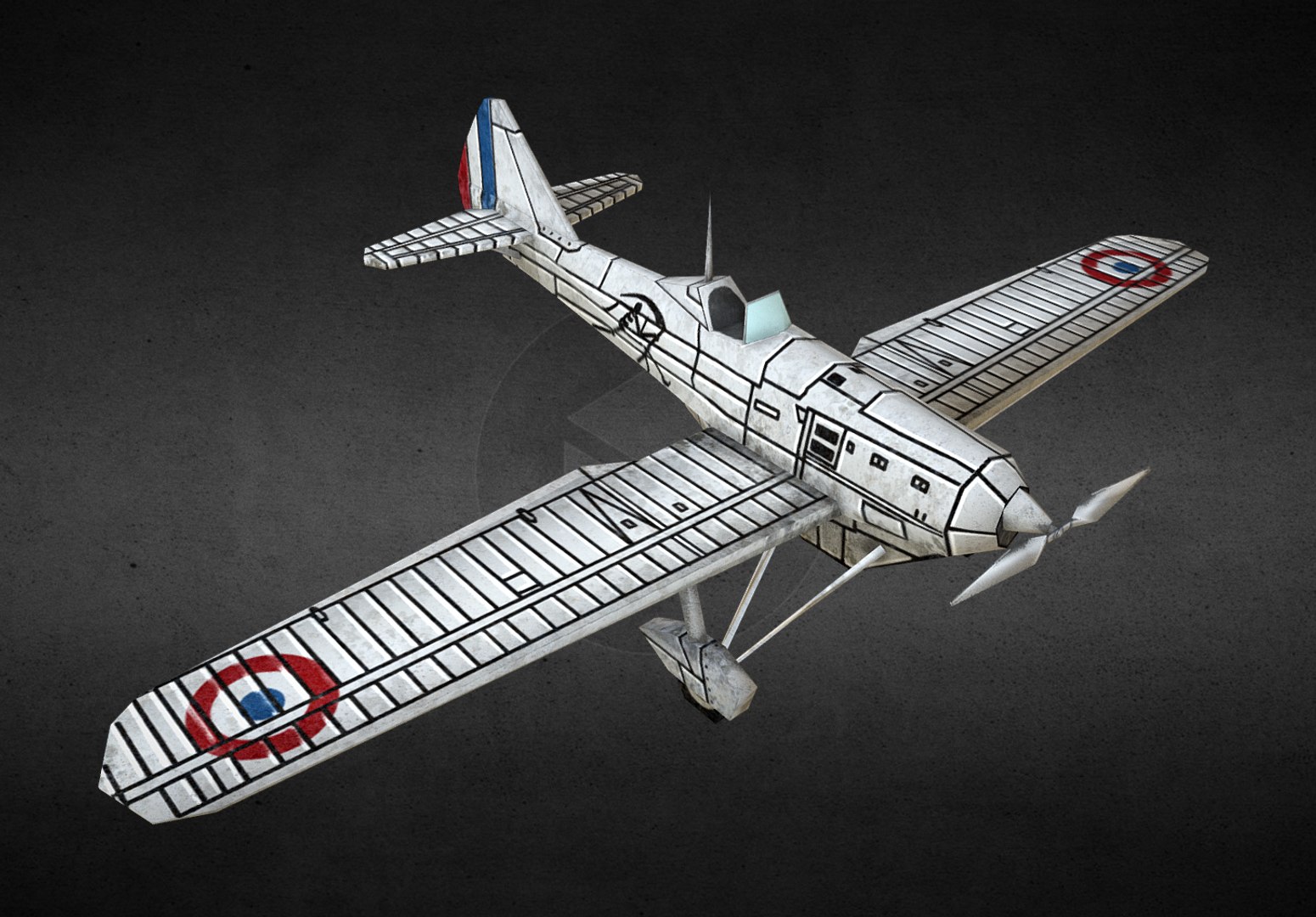 Dewoitine D 510 Fighter Aircraft model - TurboSquid 1890724