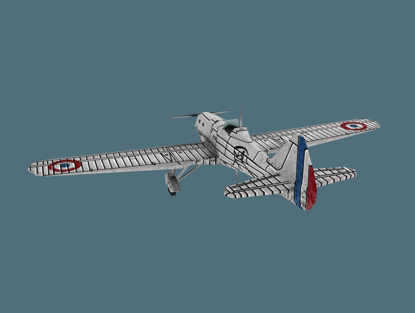 Dewoitine D 510 Fighter Aircraft model - TurboSquid 1890724