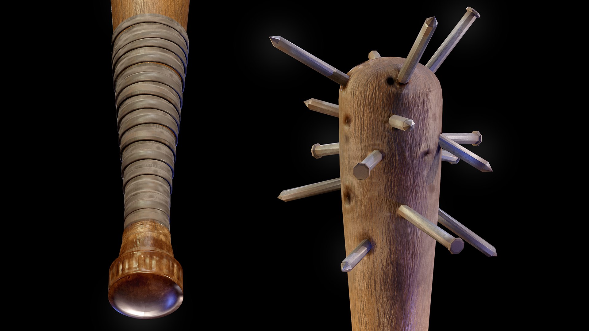 3D Nail Bat - TurboSquid 2163290