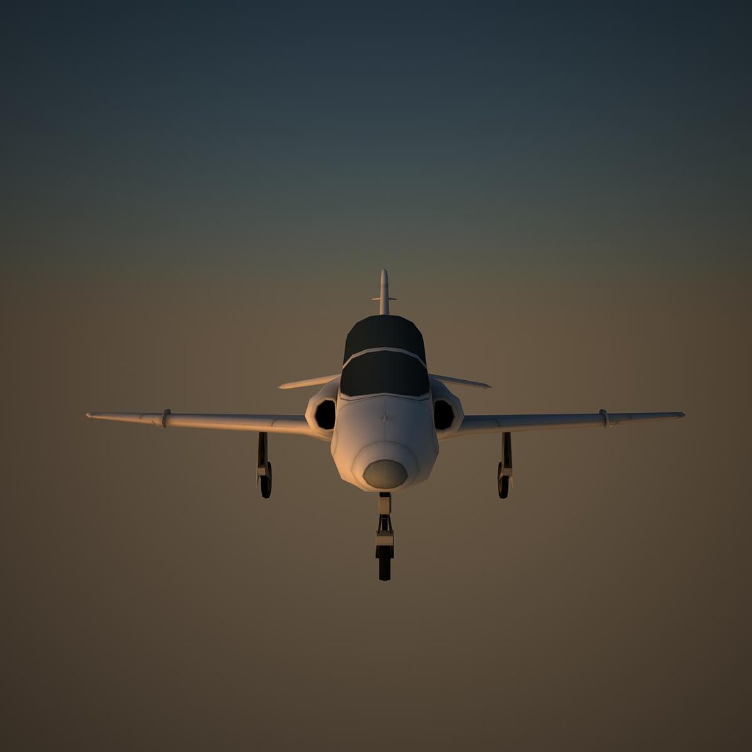 3d Model Of British Aerospace Hawk