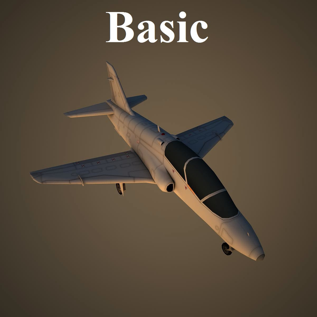 3d Model Of British Aerospace Hawk