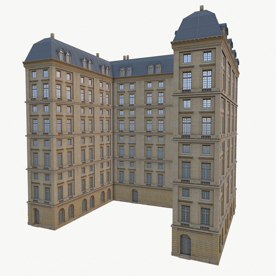 Classical Building 3D Model - TurboSquid 1338320