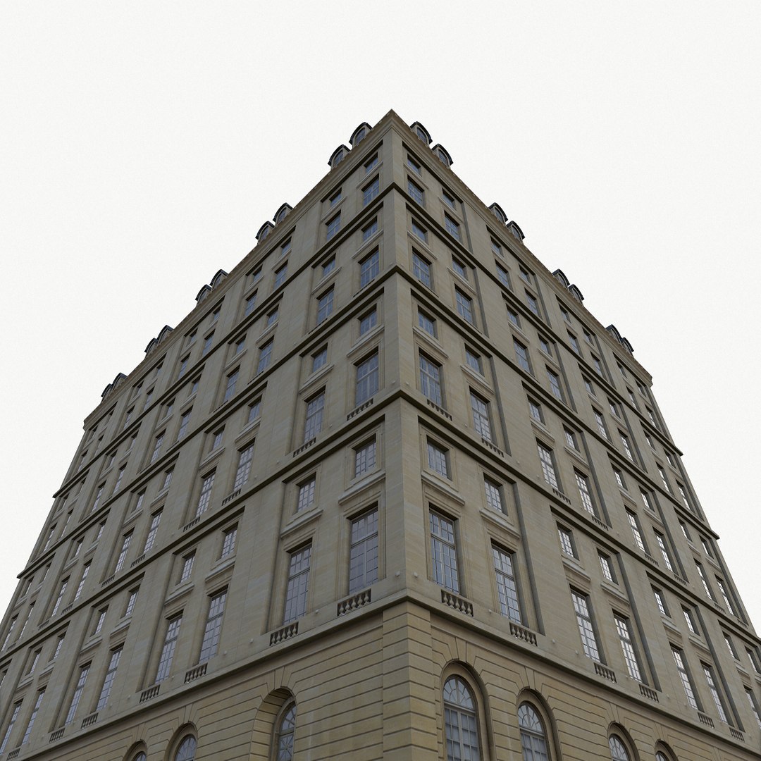 Classical Building 3D Model - TurboSquid 1338320