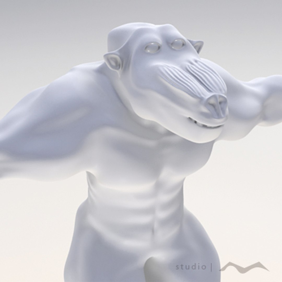 Free Obj Model Bad-boon Creature