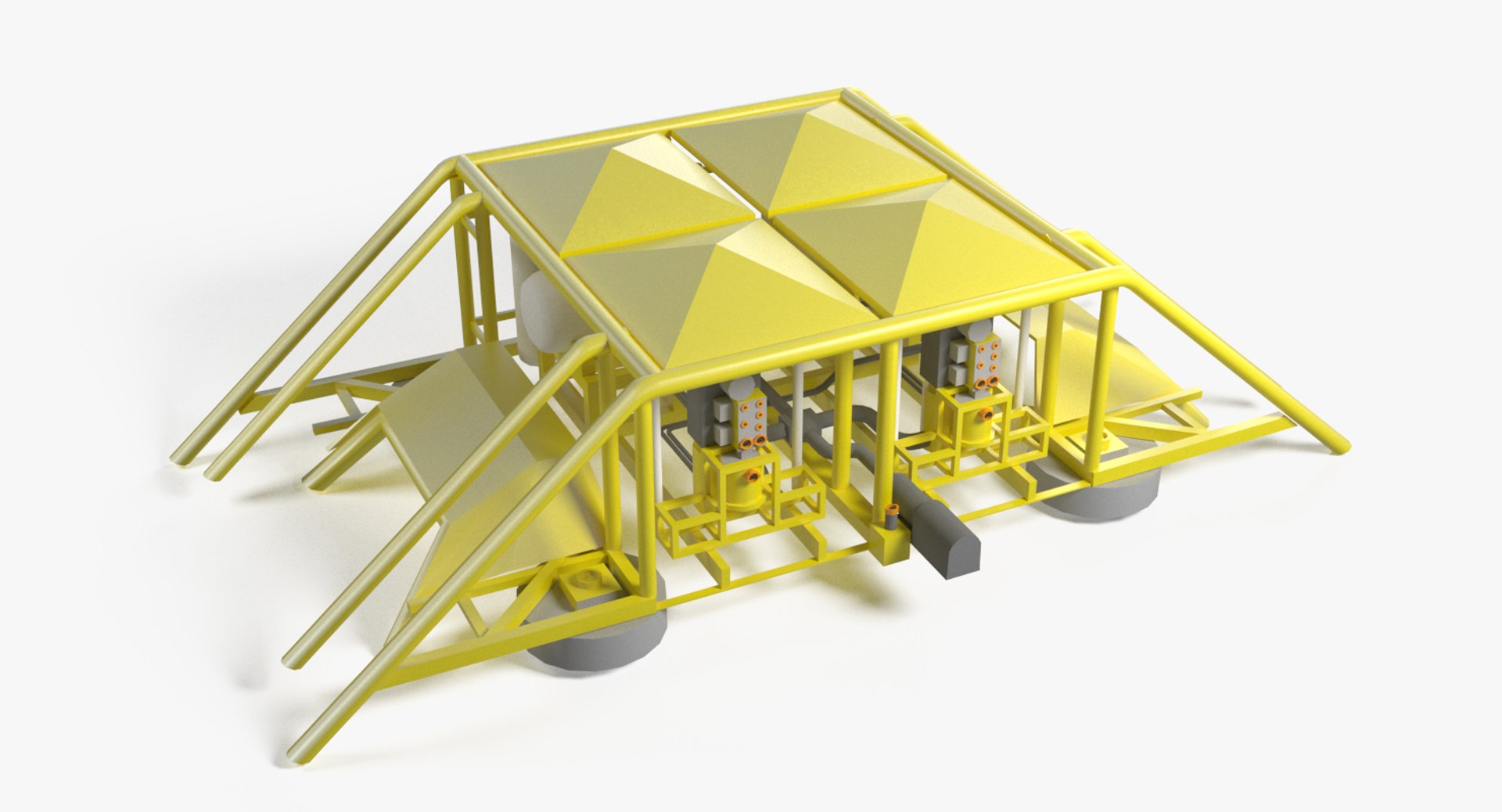 Subsea Separation Station 3d Model
