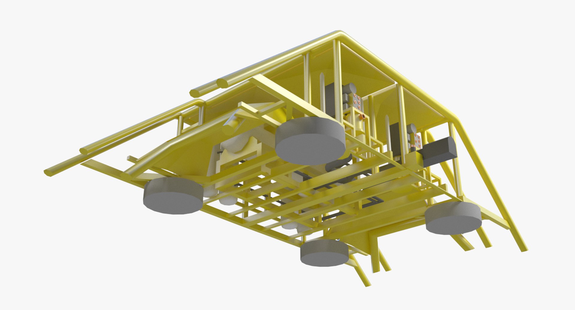 Subsea Separation Station 3d Model